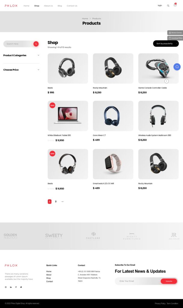 Boutique numérique - Garuae